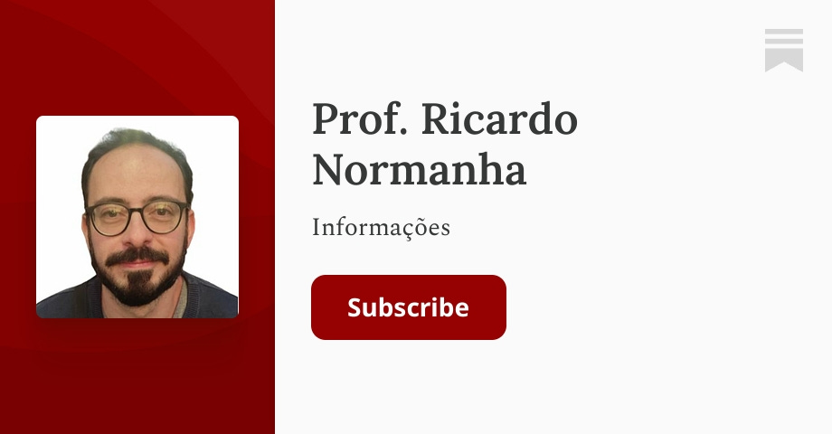Prof. Ricardo Normanha | Substack