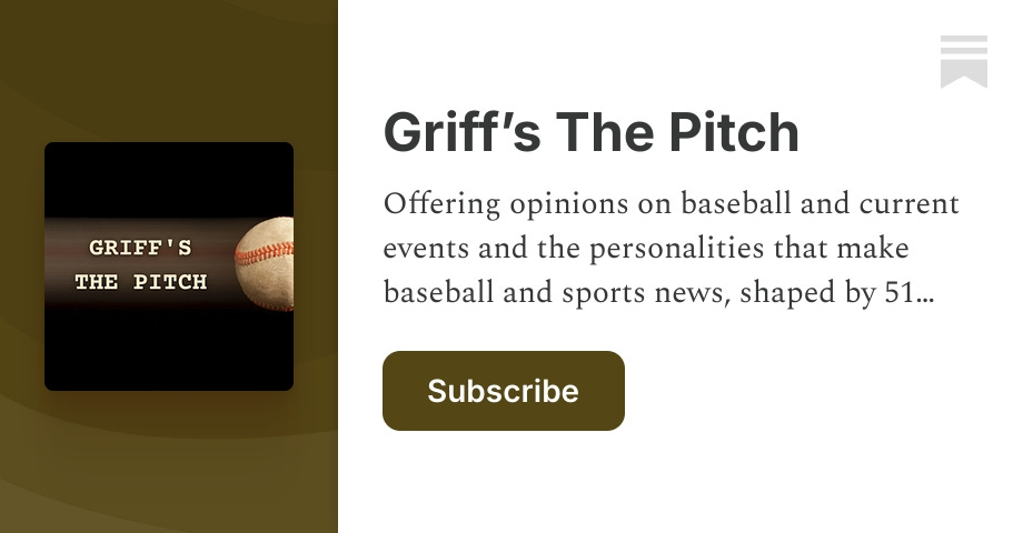 Griff’s The Pitch | Richard Griffin | Substack