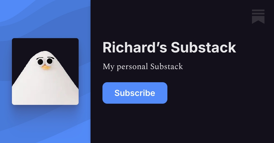 Richard’s Substack | Substack