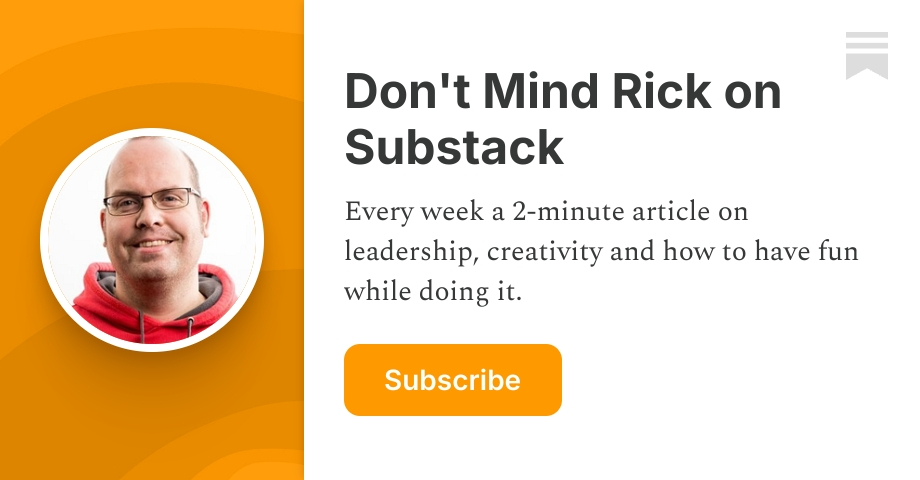 Don't Mind Rick on Substack | Rick Mans | Substack