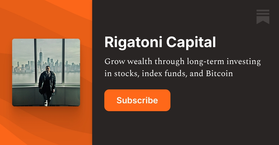 Rigatoni Capital | Substack