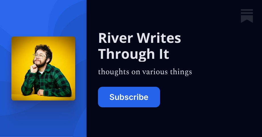 River’s Newsletter | River Butcher | Substack