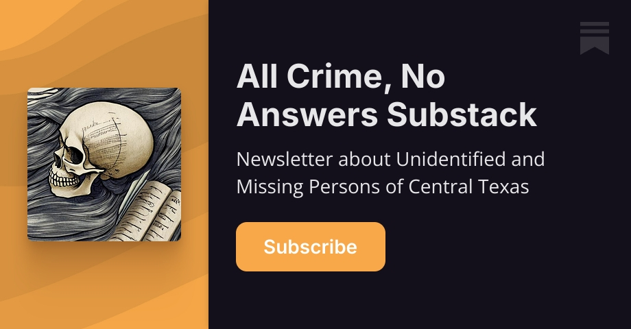 All Crime, No Answers Substack | Heather | Substack