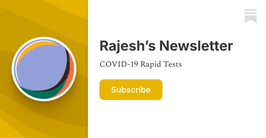 Rajesh’s Newsletter | Rajesh K Mehra | Substack