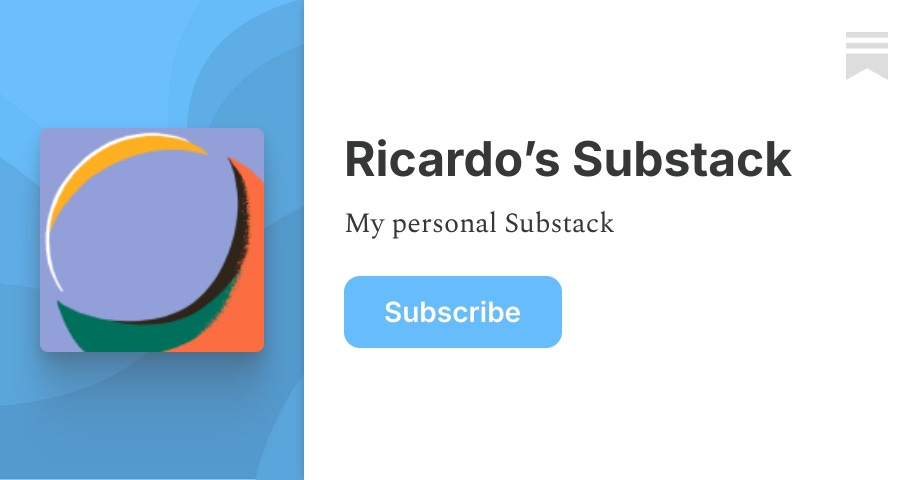 Ricardo’s Substack | Ricardo Nascimento | Substack