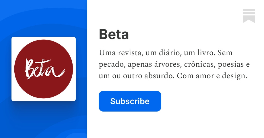 Beta | Roberta Maia | Substack