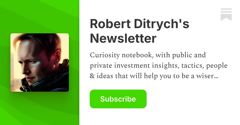 Robert Ditrych's Newsletter | Substack