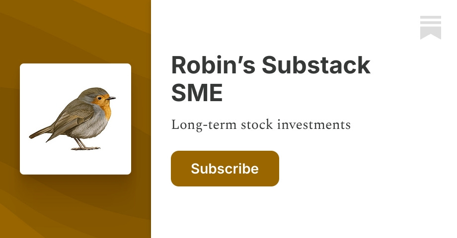 Robin’s Substack SME | Robin Research | Substack
