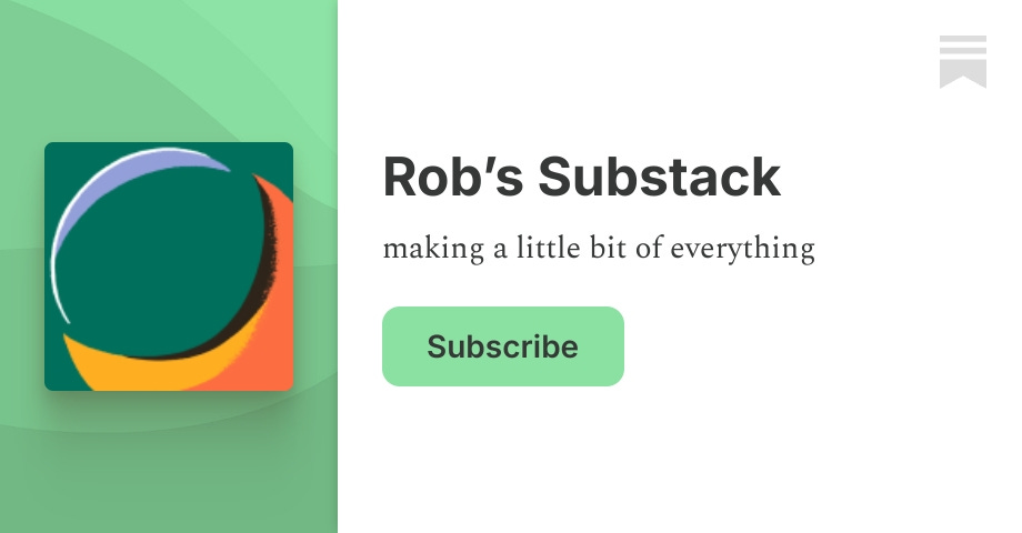 Rob’s Substack | Rob Li | Substack