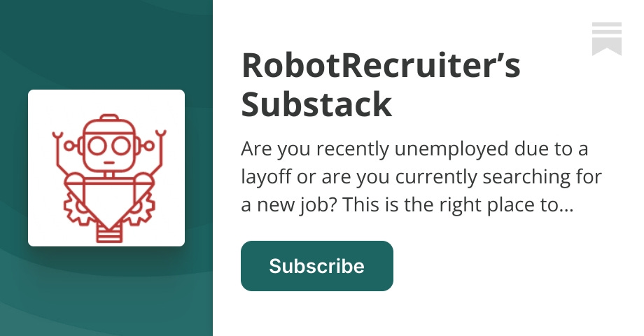 RobotRecruiter’s Substack | Substack