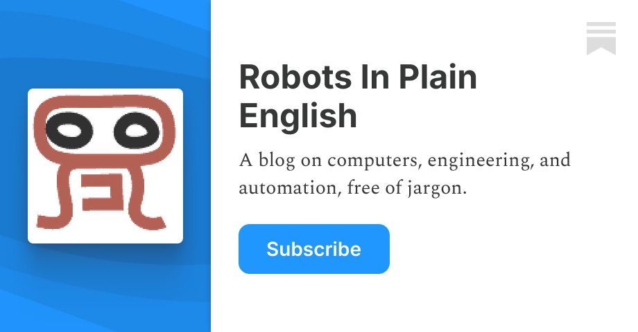 A blog on computers, engineering, and automation, free of jargon.