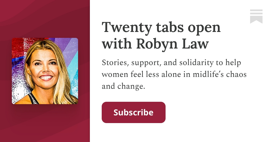 Doing Life Differently | Robyn Law | Substack