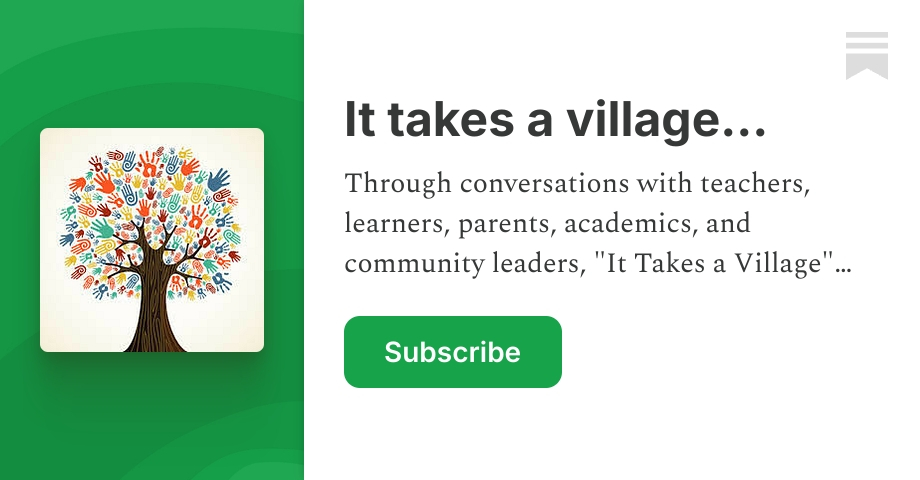 It takes a village... | Rod Amner | Substack