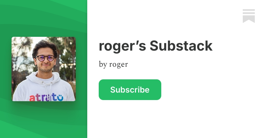 roger’s Substack | Substack