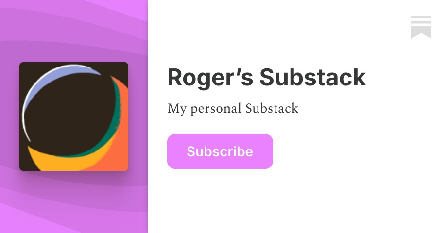 Roger’s Substack | Roger Mayhem | Substack