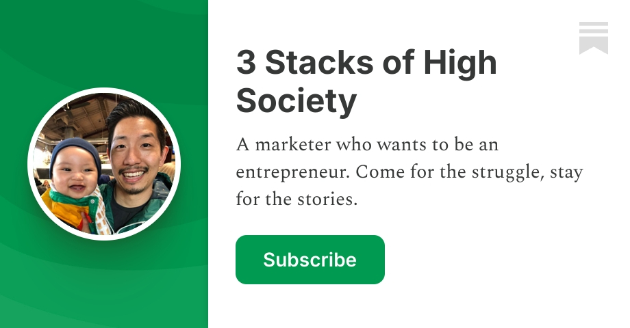 3 Stacks of High Society | Roger. | Substack