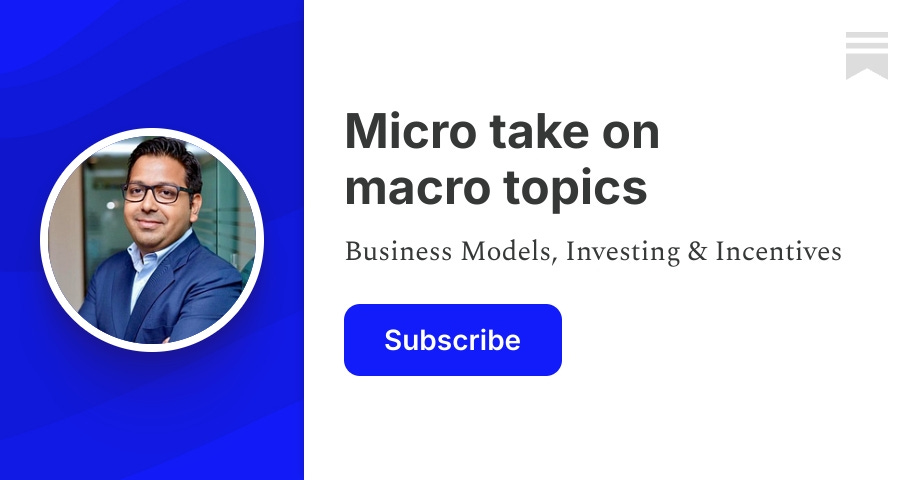 Micro take on macro topics | Rohit Nuwal | Substack