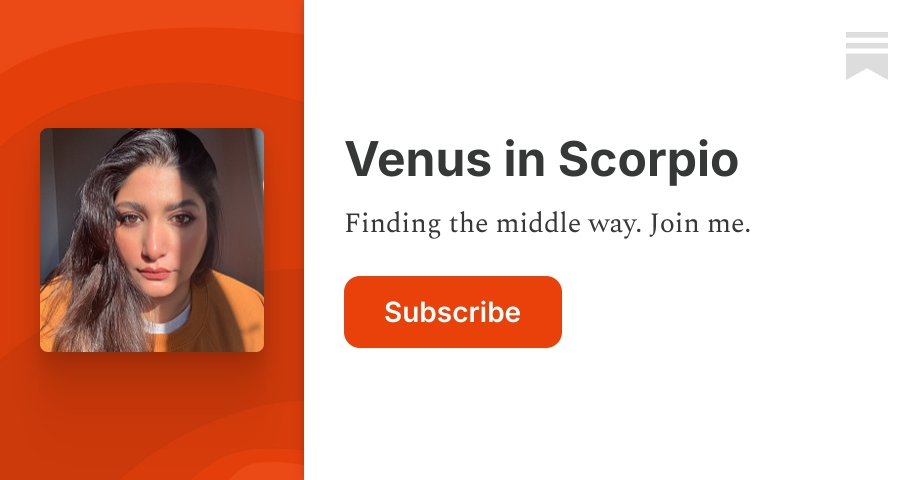 Venus in Scorpio | Roma Hora | Substack