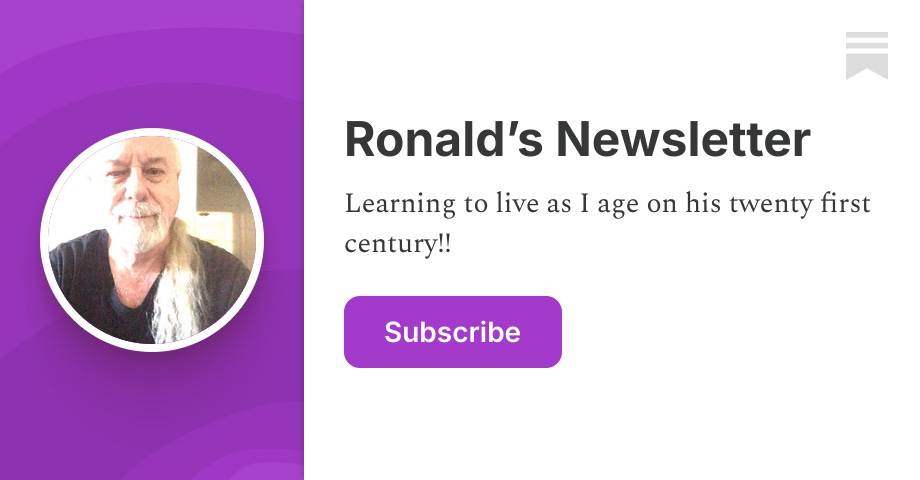 Ronald’s Newsletter | Ronald Dumont | Substack
