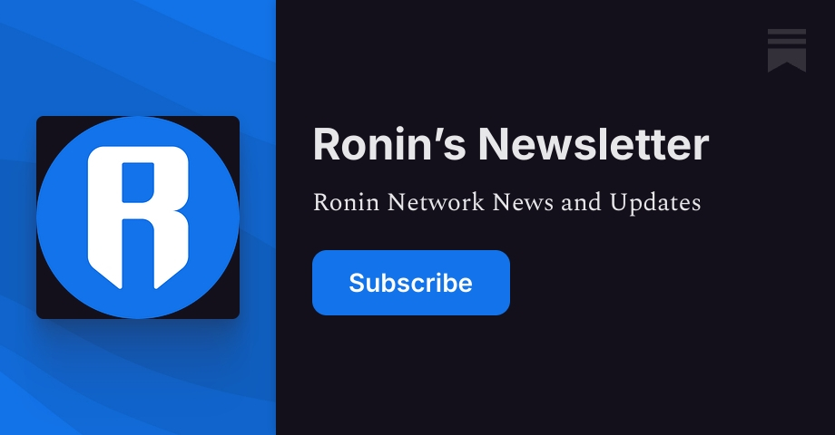 [B!] Community Alert: Ronin Validators Compromised