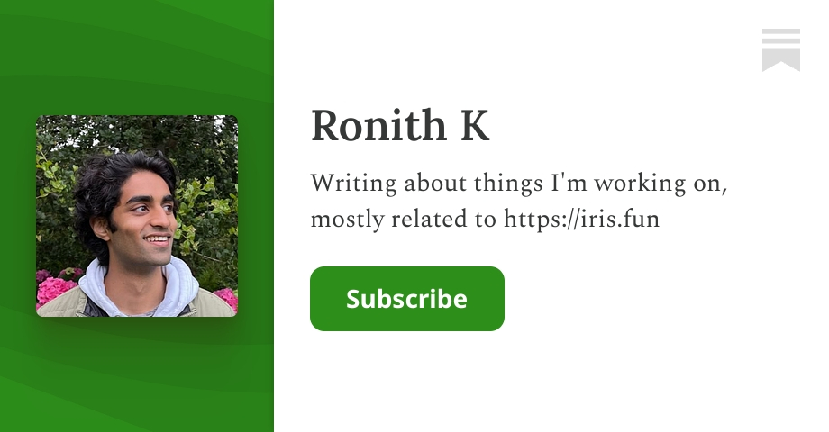 Ronith K | Ronith Kandallu | Substack