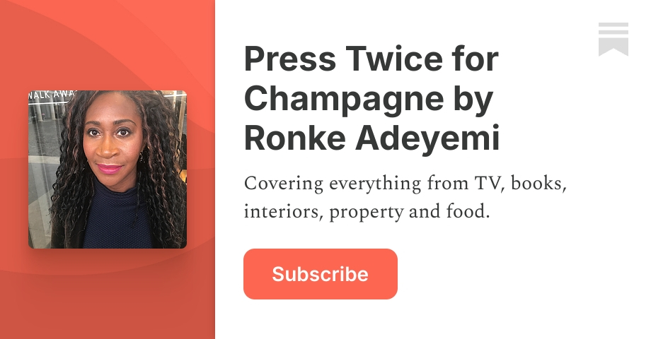 Press Twice for Champagne by Ronke Adeyemi | Substack