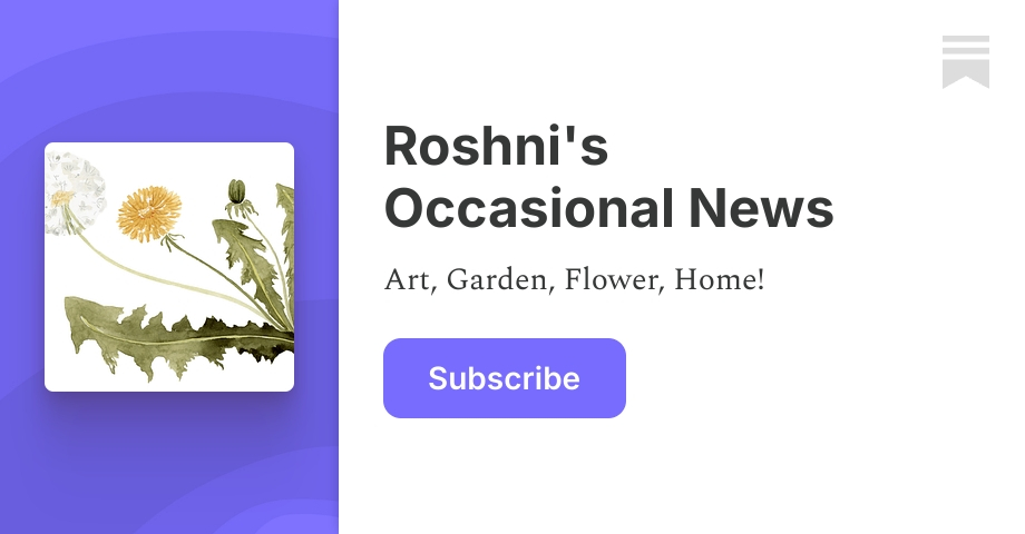 Roshni's Occasional News | Roshni Robert | Substack