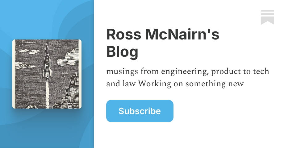 Ross McNairn's Blog | Substack