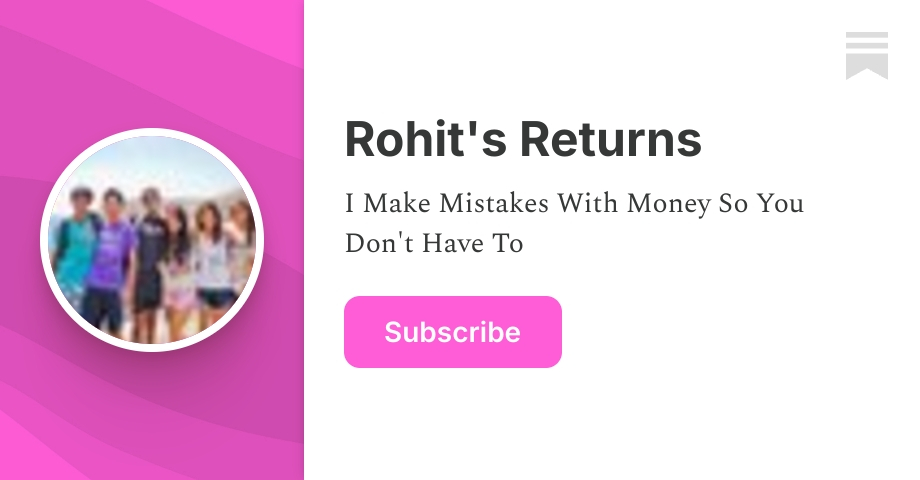 Rohit's Returns | Rohit Sarathy | Substack