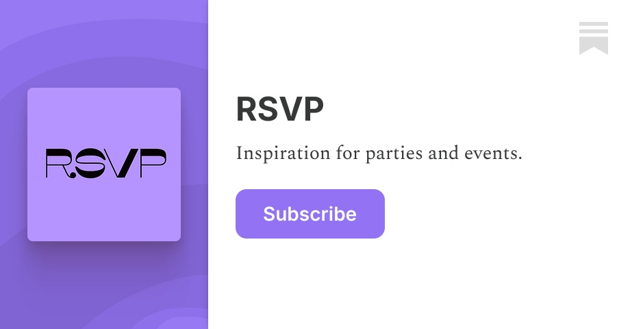 RSVP | Substack