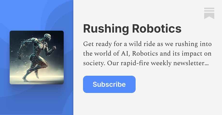 Rushing Robotics | Zoltan Tapi | Substack