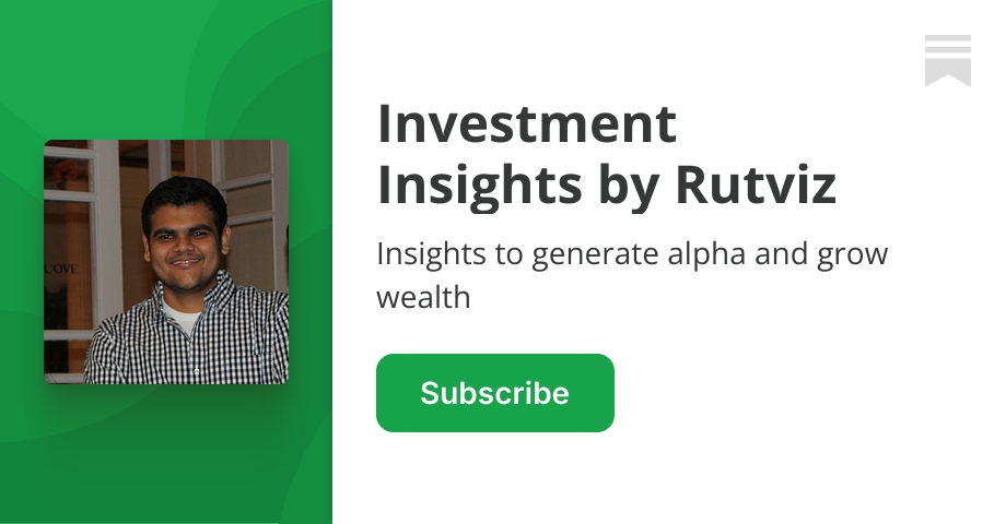 Investment Insights by Rutviz | Rutviz Parekh | Substack