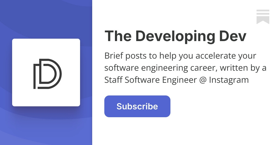 The Developing Dev | Ryan Peterman | Substack