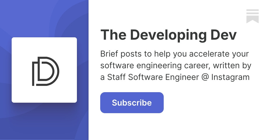 The Developing Dev | Ryan Peterman | Substack