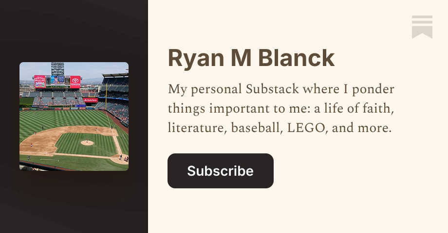 Ryan M Blanck | Ryan Blanck | Substack