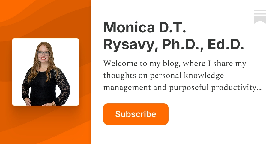 Monica D.T. Rysavy, Ph.D., Ed.D. | Monica Rysavy, Ph.D., Ed.D. | Substack