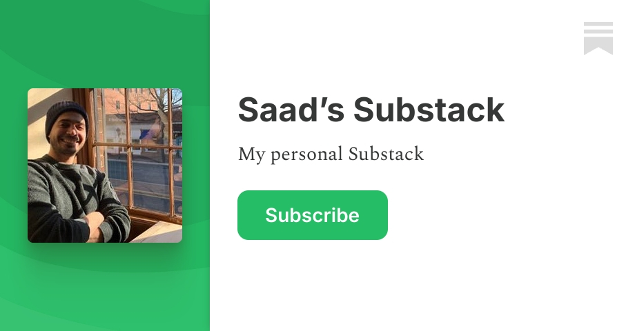 Saad’s Substack | Saad Selim | Substack