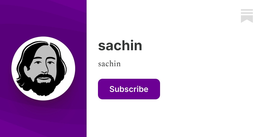 Why Do We Work? (2013) - by Sachin @ Substack - sachin