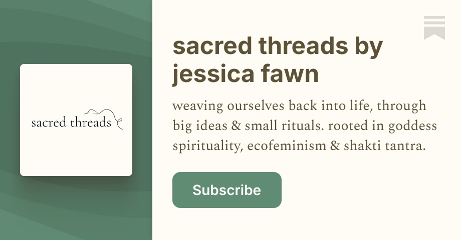 sacred threads by jessica fawn | Substack
