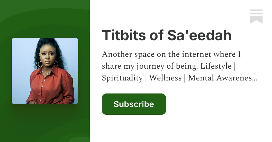 Titbits of Sa'eedah | Sa'eedah Imam | Substack