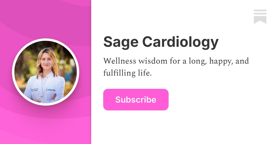 Sage Cardiology | Elizabeth Sage Epstein, MD | Substack