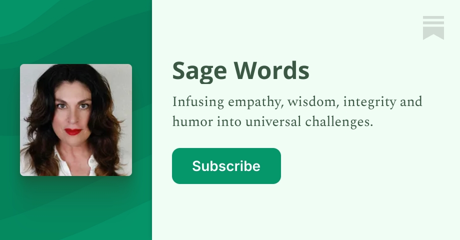 Sage Words | Sage Justice | Substack