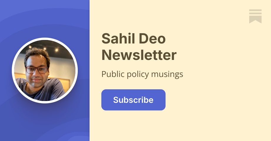 Sahil Deo Newsletter | Substack