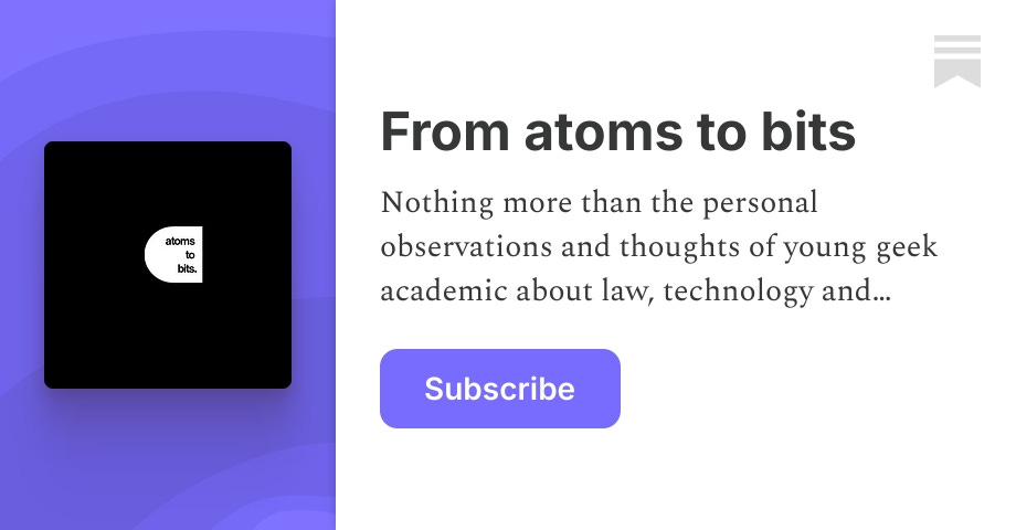 From atoms to bits | Salvatore Fasciana | Substack