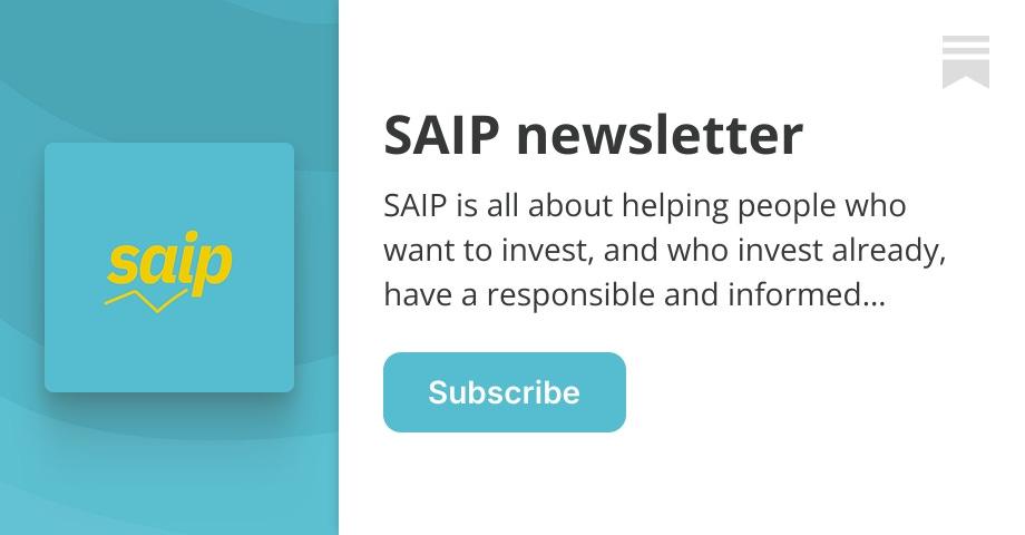 SAIP newsletter | Substack