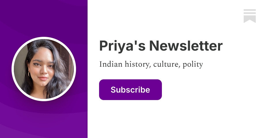 Priya's Newsletter | sai priya | Substack