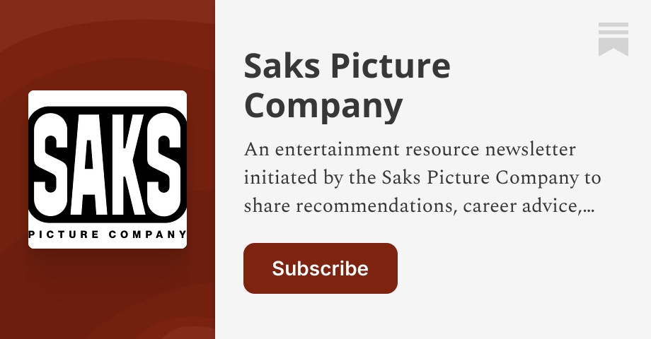 Saks Picture Company | Alex Saks | Substack