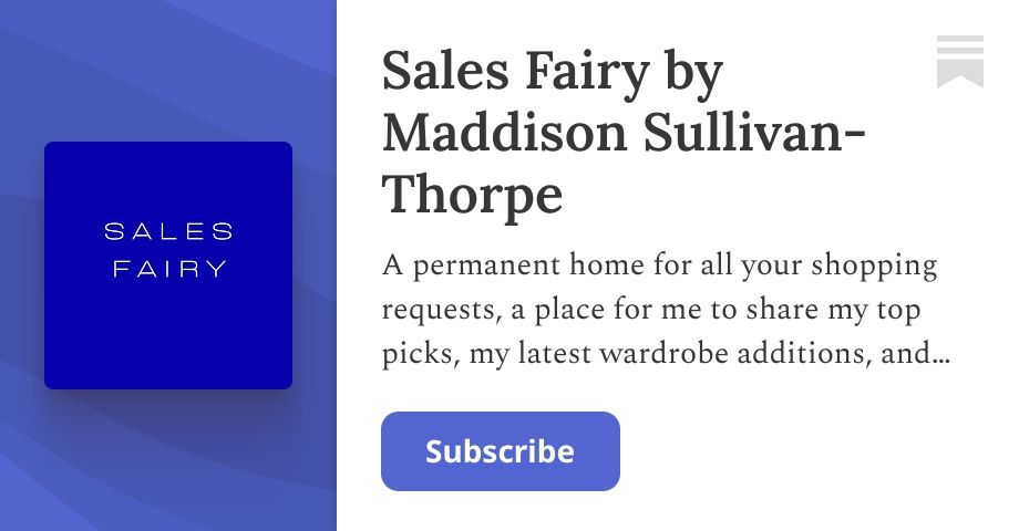 About - Sales Fairy by Maddison Sullivan-Thorpe