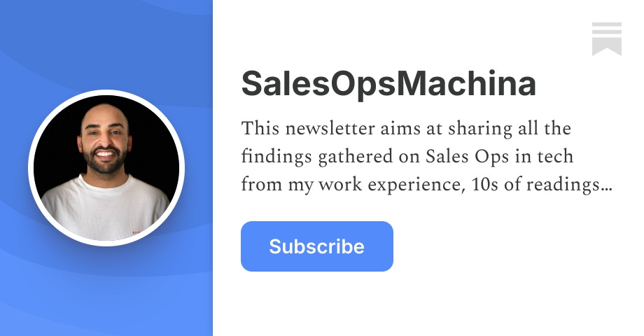 SalesOpsMachina | Oussama Atlassi | Substack