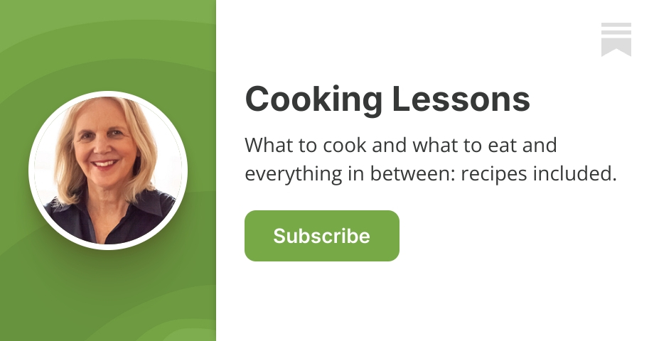 Cooking Lessons | Sally Vargas | Substack